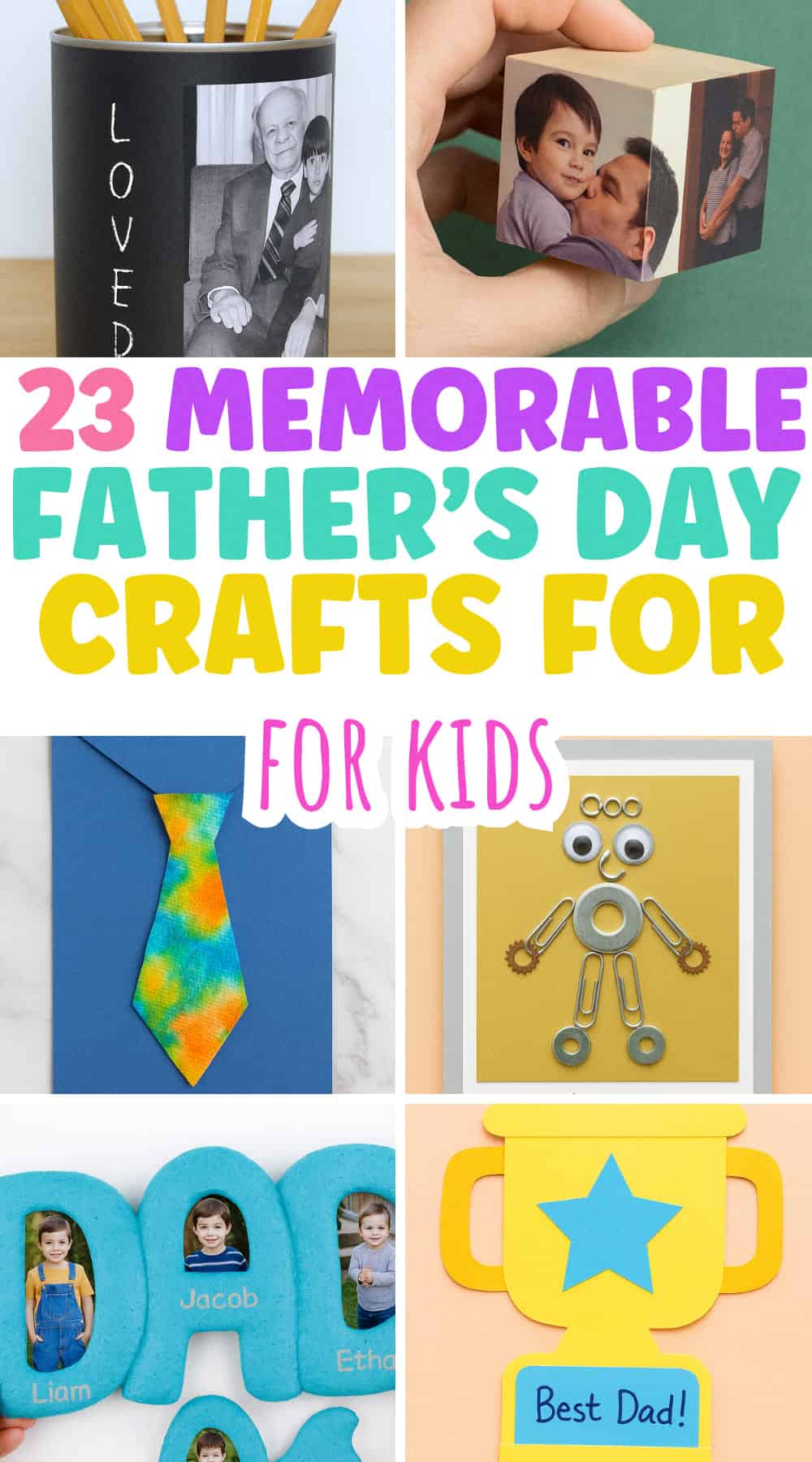 23 Delightful Father's Day Crafts for Kids to Make