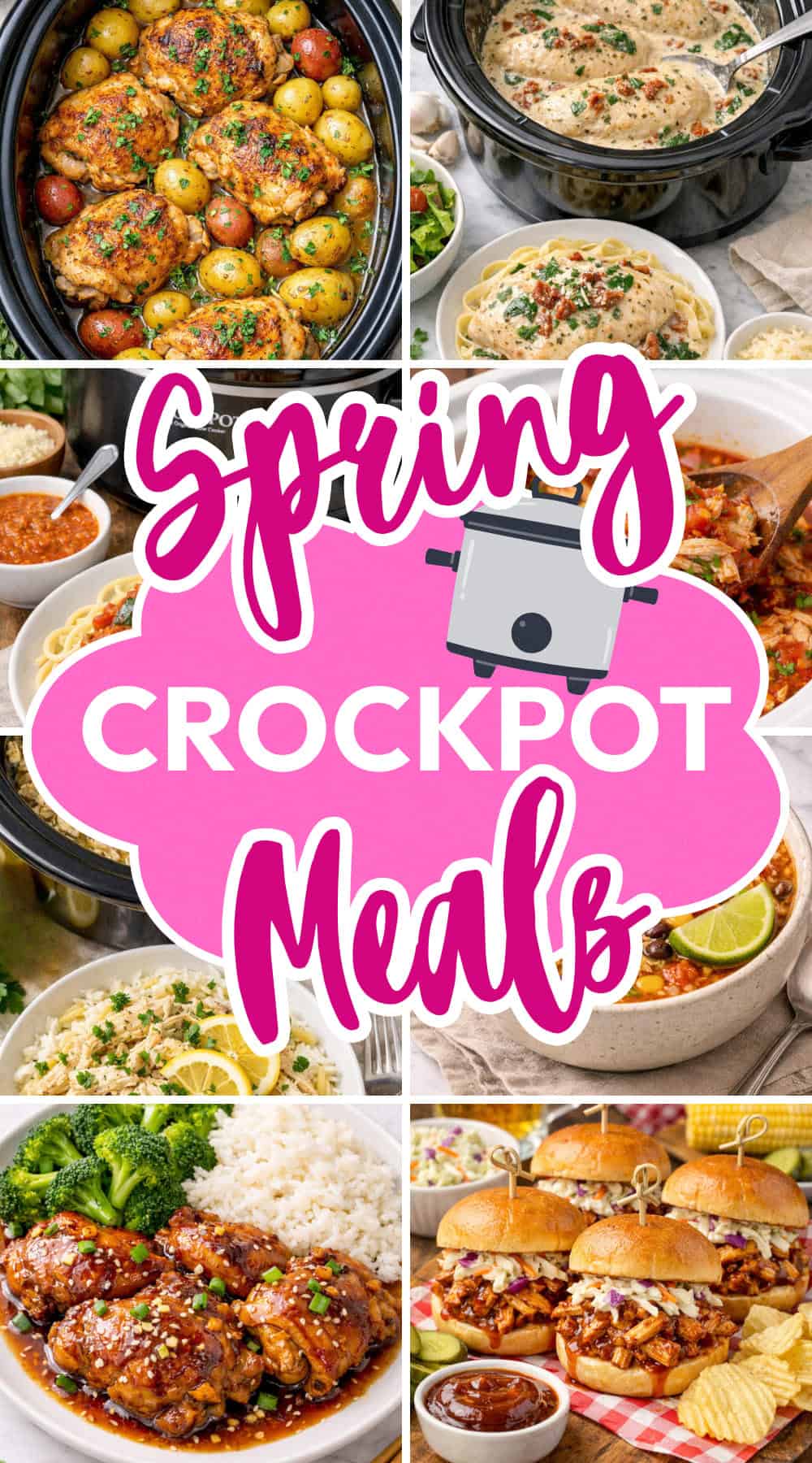 10 Tasty Spring Crockpot Meals (Dump and Go)