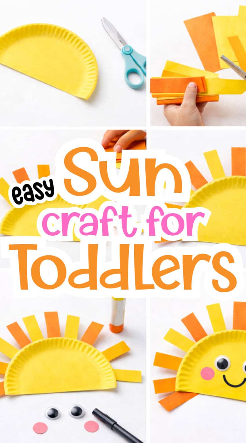 Paper Plate Sun Craft (Easy Toddler Craft Idea)