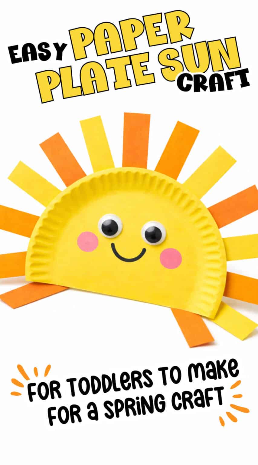 Paper Plate Sun Craft (Easy Toddler Craft Idea)