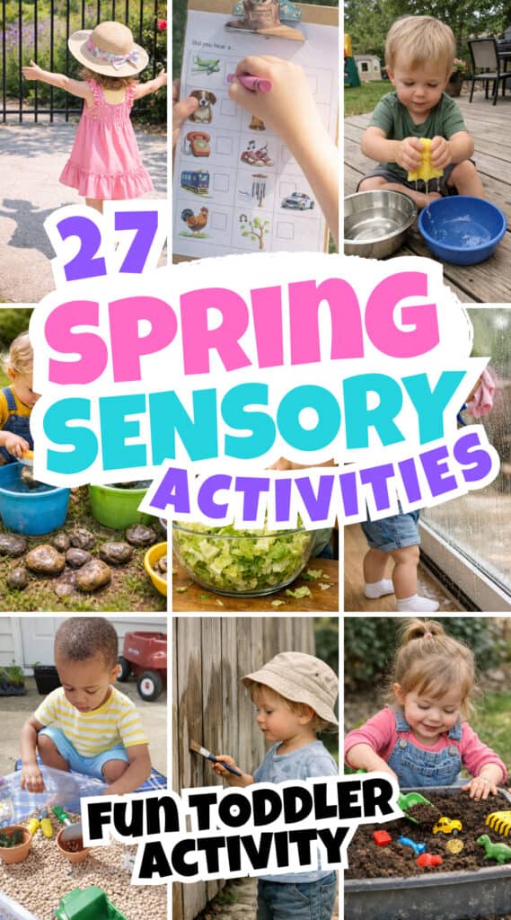 27 No-Prep Spring Sensory Activities for Toddlers & Preschoolers