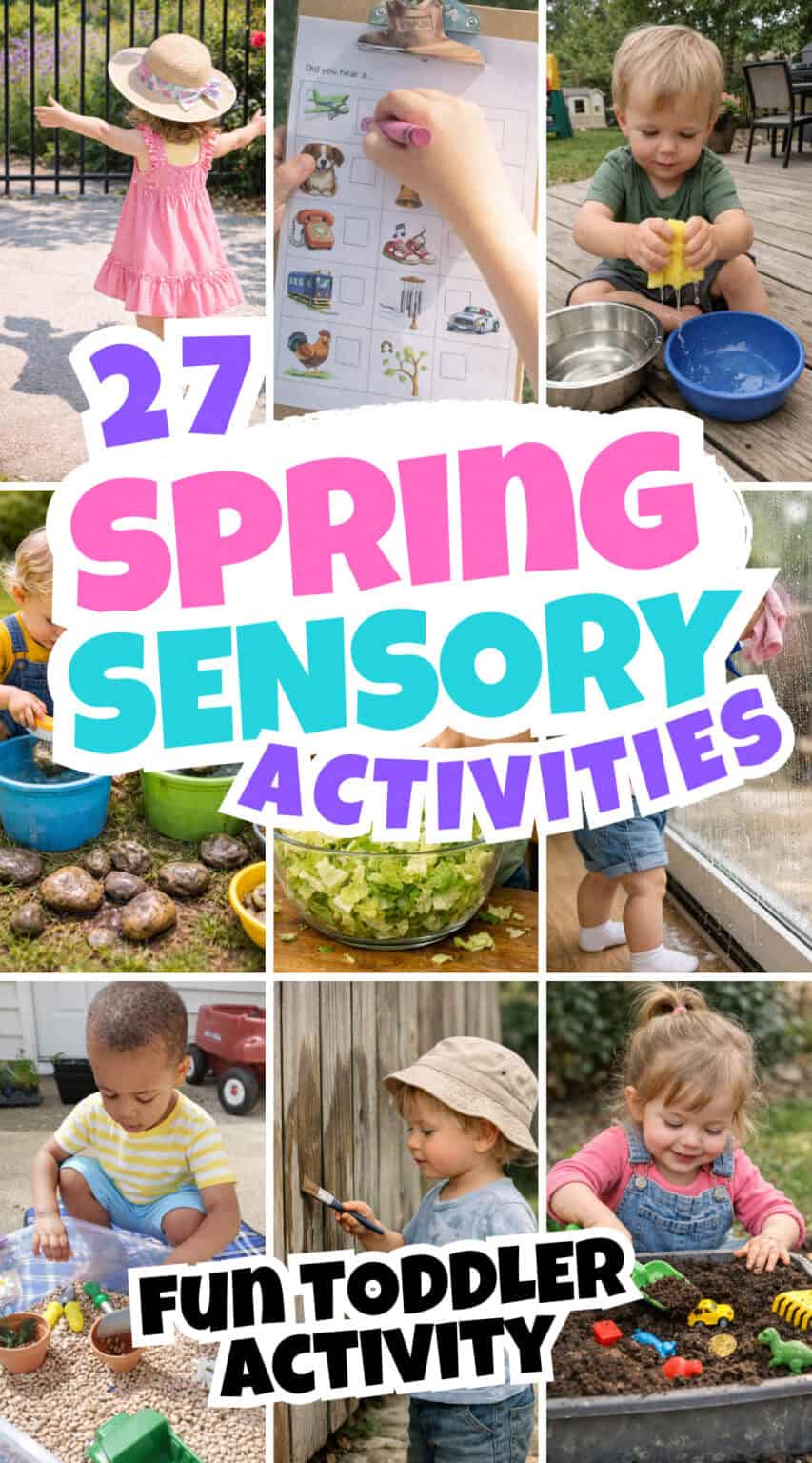 27 No-Prep Spring Sensory Activities for Toddlers & Preschoolers