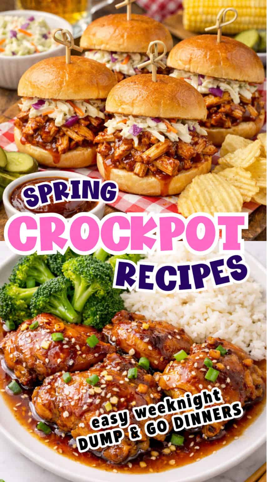 10 Tasty Spring Crockpot Meals (Dump and Go)